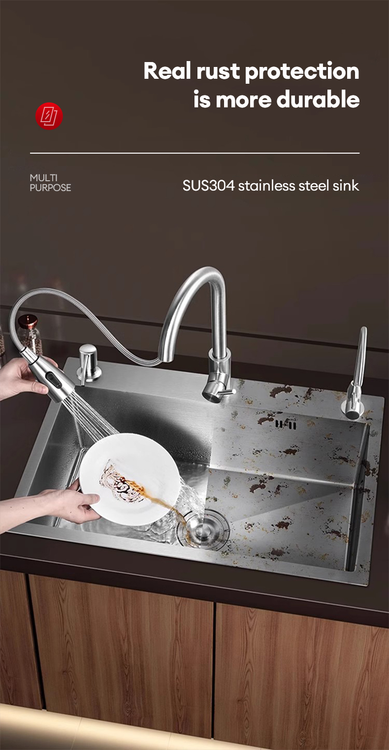 GAA Kitchen Lababo Sink Stainless for Kitchen Double Sink Heavy Duty ...