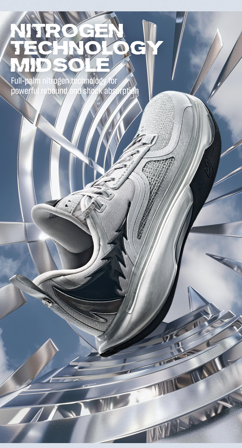 ANTA Men GH5 Basketball Shoes Professional Performance Low-Top ...