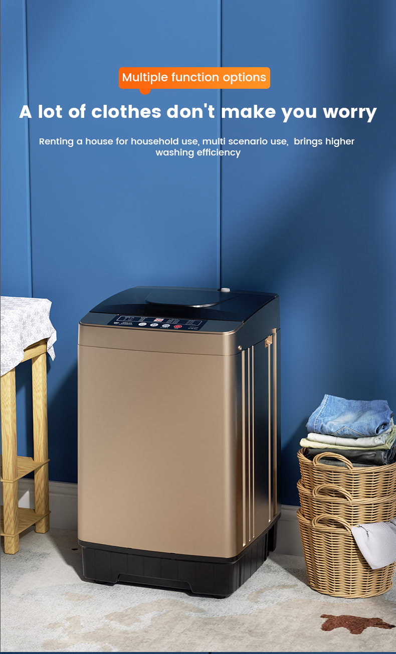 Washing Machine Automatic With Blue Light Sterilizing Washer 5KG Washer ...