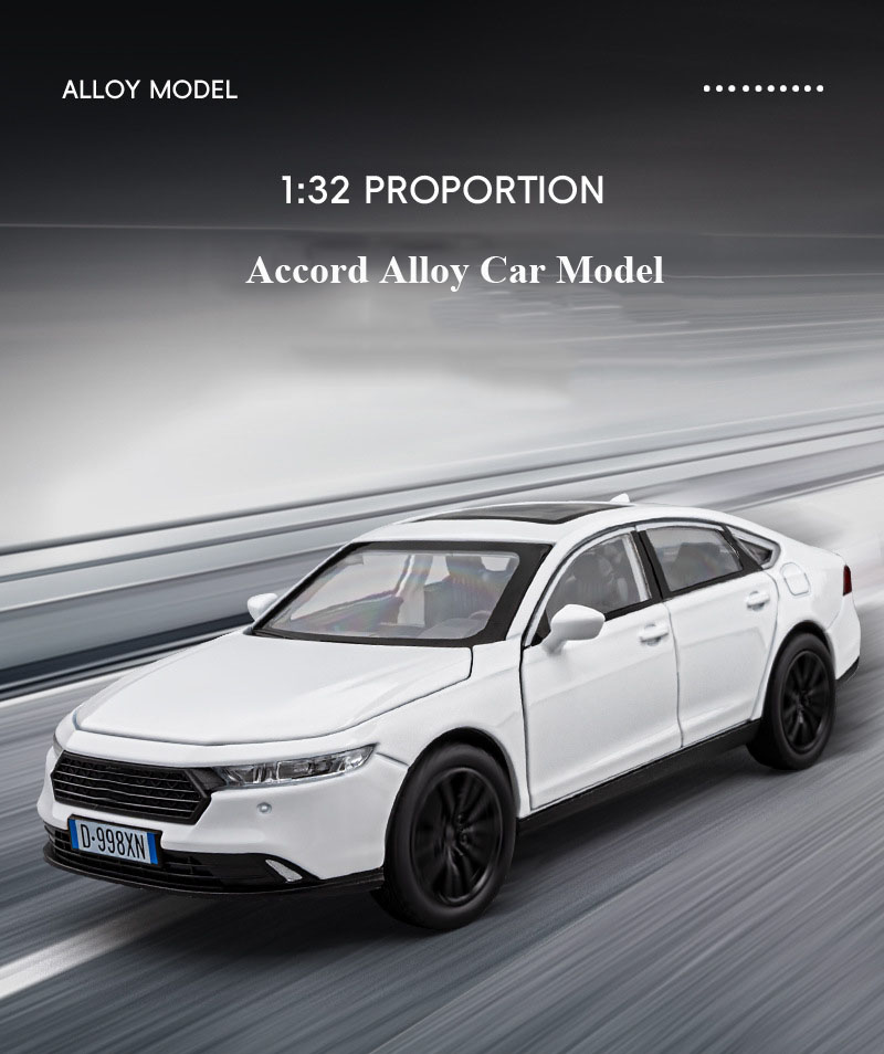 Diecast car 1:32 toy Car Styling Honda Accord Gen11 Models Alloy ...