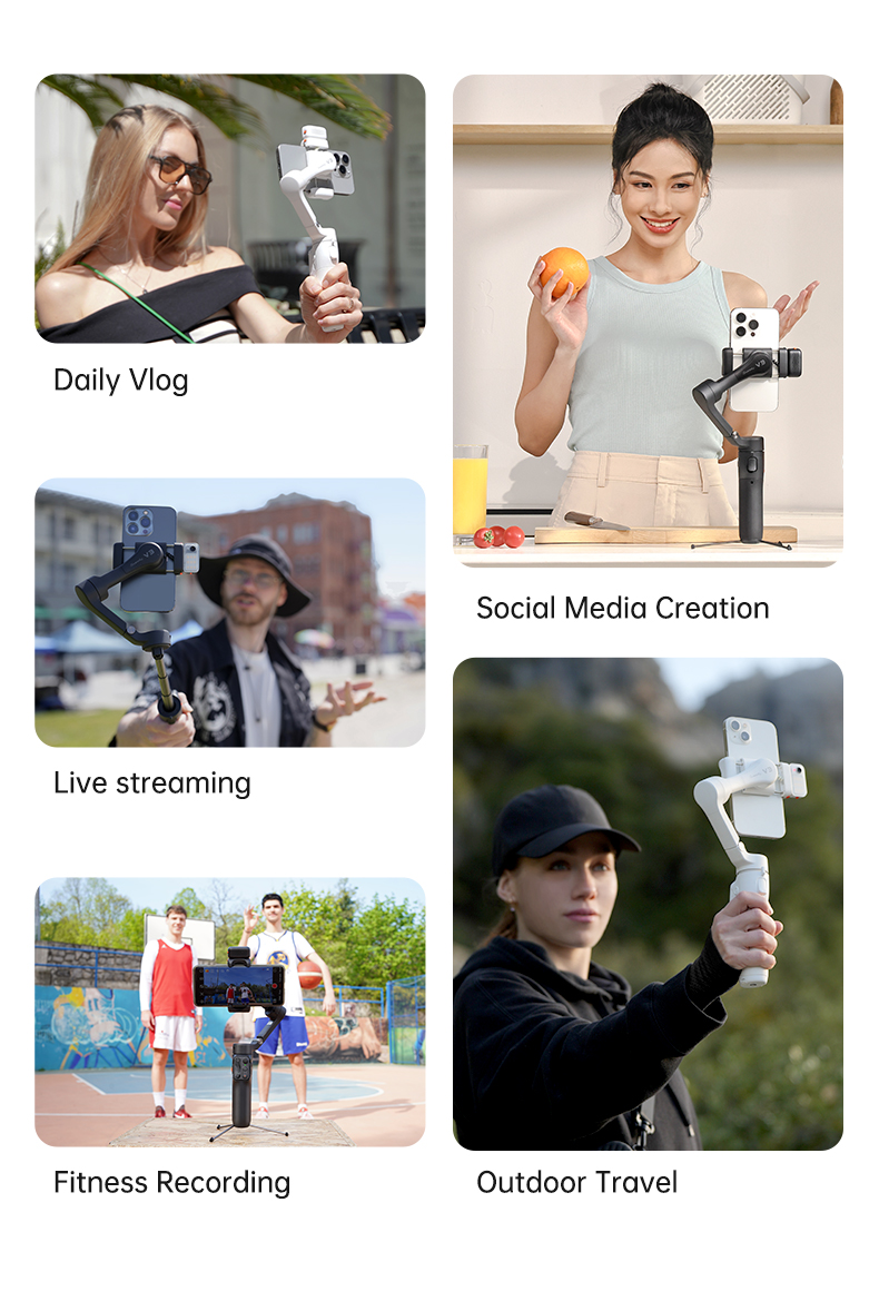 Hohem iSteady V3 AI Tracking 3-Axis Mobile Phone Stabilizer Anti Shake ...