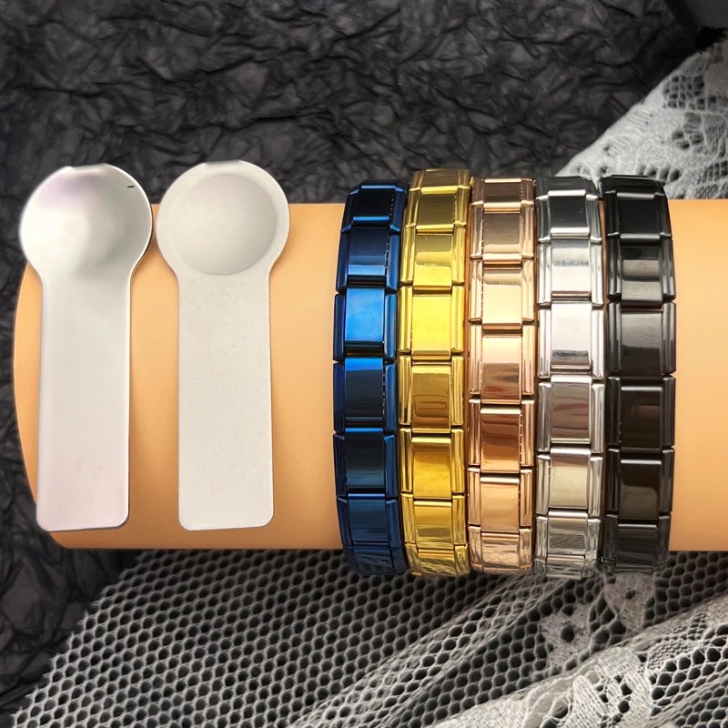 Basic Charms Color Italian Modular Bracelet Links Fit 9mm Stainless ...