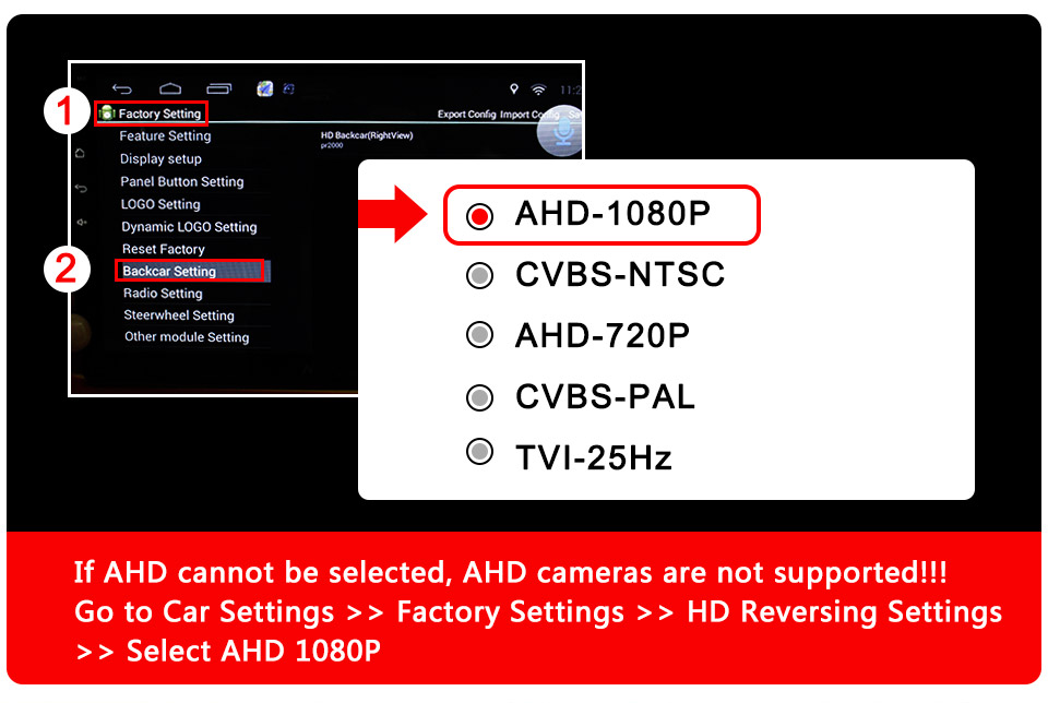 SMARTOUR 4K intelligent Dynamic Trajectory Reverse Camera AHD 1080P Car ...