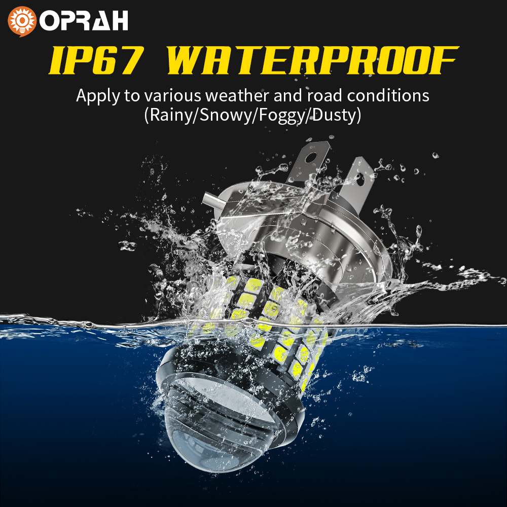 1pc New 10000LM Super Bright LED Motorcycle LED Headlight P15D H4 H6 ...