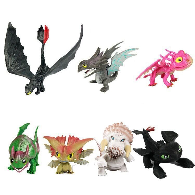 6 Style 8Pcs/12Pcs/Set Anime How To Train Your Dragon Figure Hiccup ...