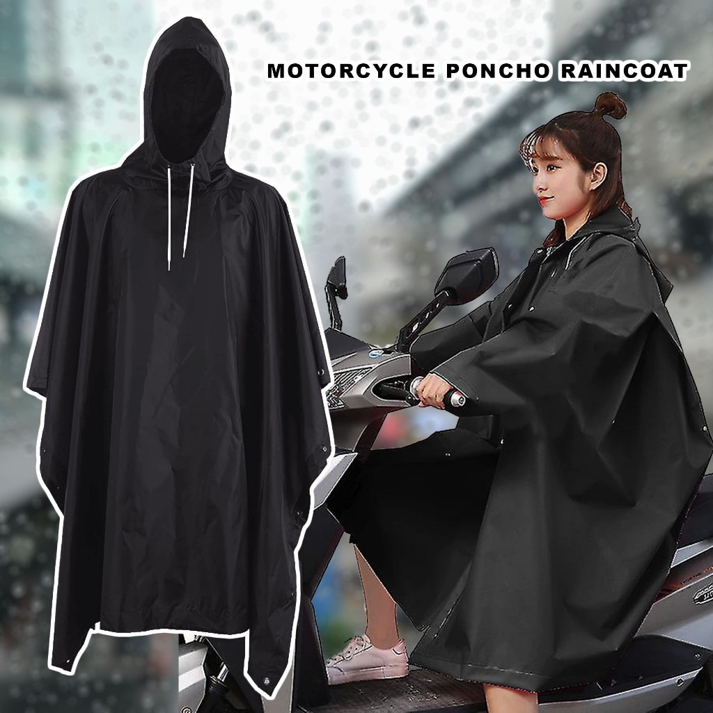 Poncho Raincoat Motorcycle Bicycle Kapote Rain Coat Unisex Free Size ...