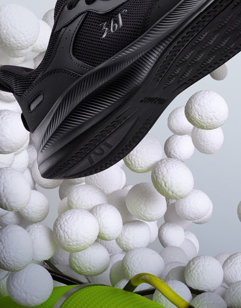 361 Degrees Fengye Men Running Shoes Breathable Mesh Shock Absorption Lightweight 672422248F ...