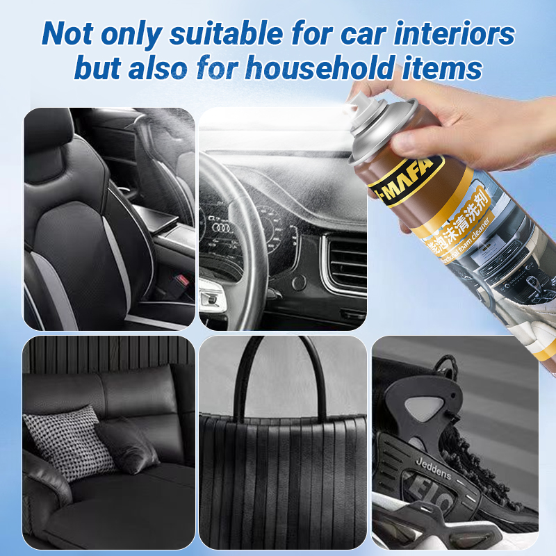 650ml Car Interior Cleaner Foam Cleaner Spray for Car Multi Purpose Detailing Ceiling Cleaner ...