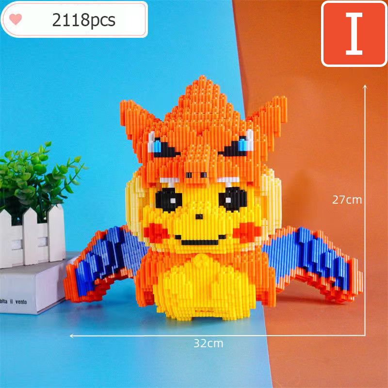 Local Delivery Big Building Blocks Toys for Boys Set Cartoon DIY Car ...