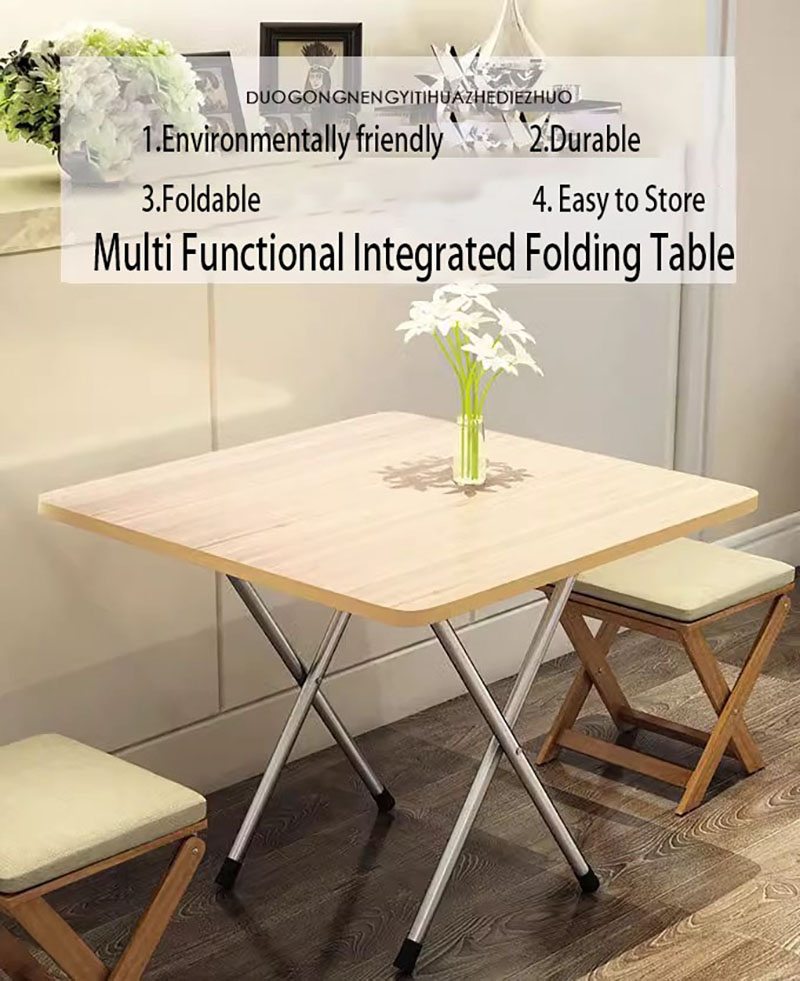 Home folding table, portable dining table, home coffee table, computer ...