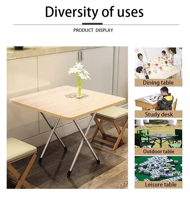 Home folding table, portable dining table, home coffee table, computer ...