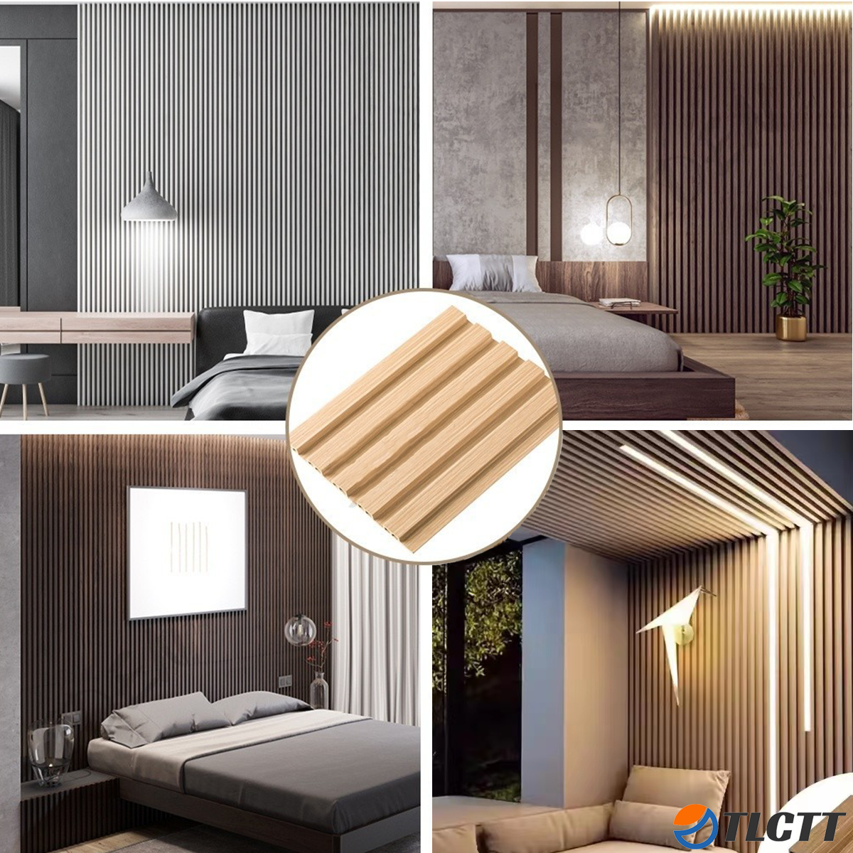 Waterproof Interior Wall Cladding Ceiling Panel Wpc Safe material Wall Board Manufacturers ...