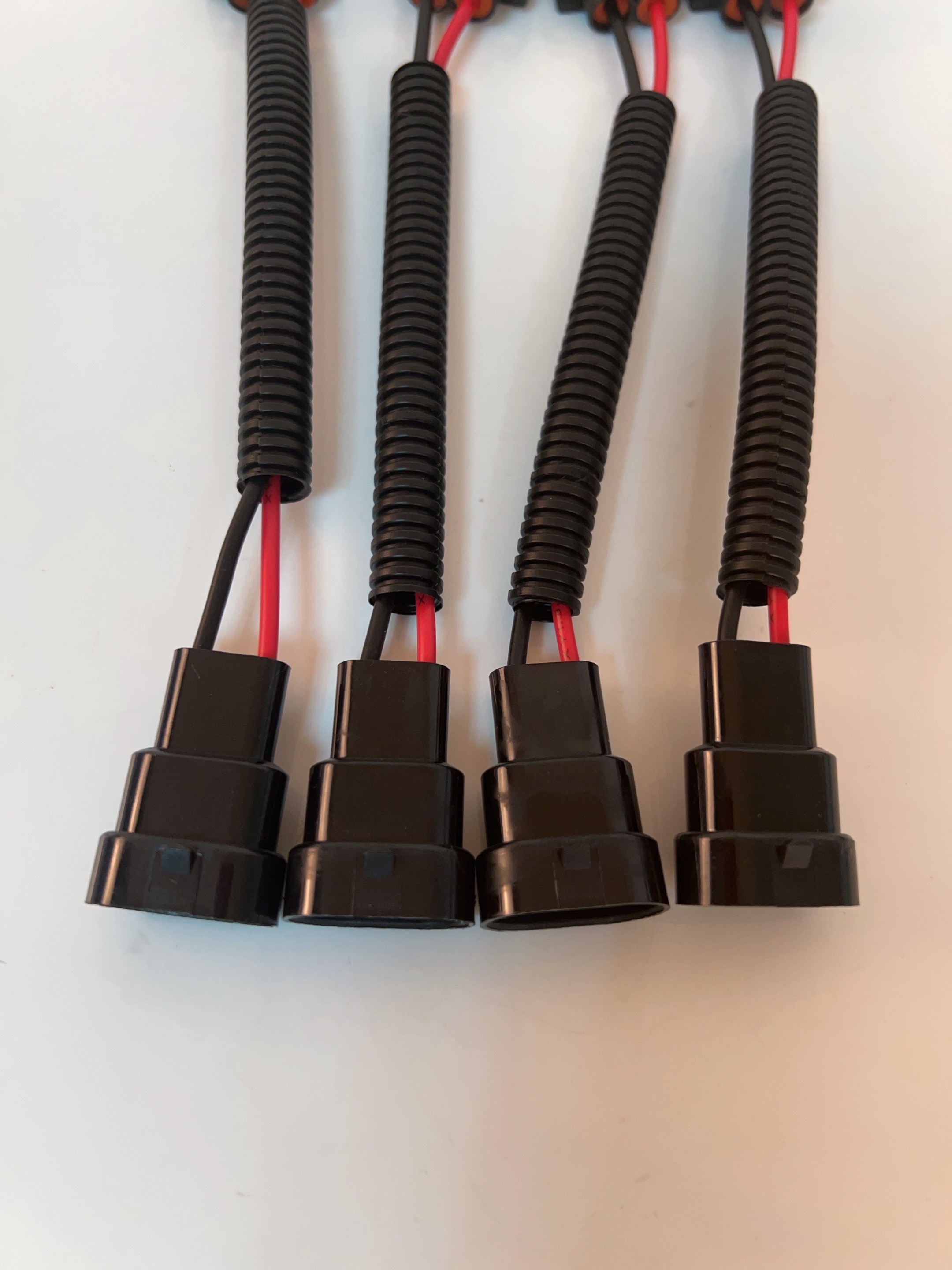 2pcs 9005 HB3 9006 HB4 Male Connector to H11 Female Connectors ...