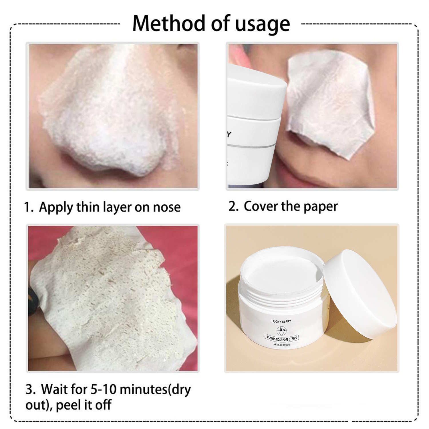 Lightweight Non-Greasy Deep Cleansing Pores Remove Acne Blackhead ...