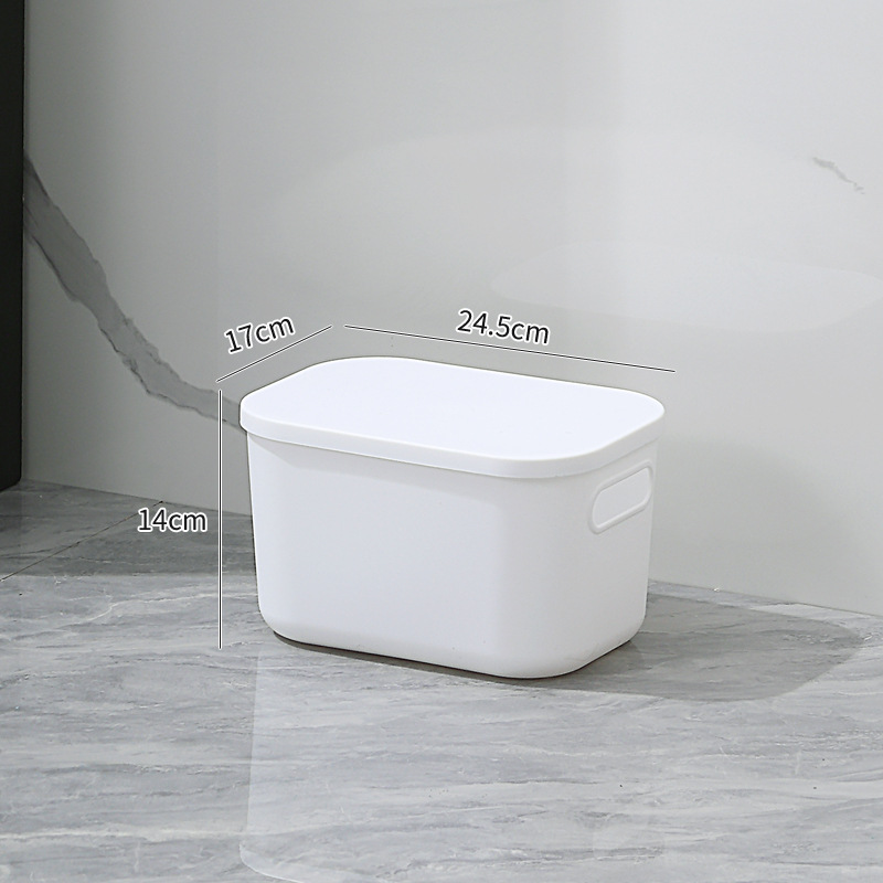 Desktop storage box minimalist storage basket plastic cosmetic home ...