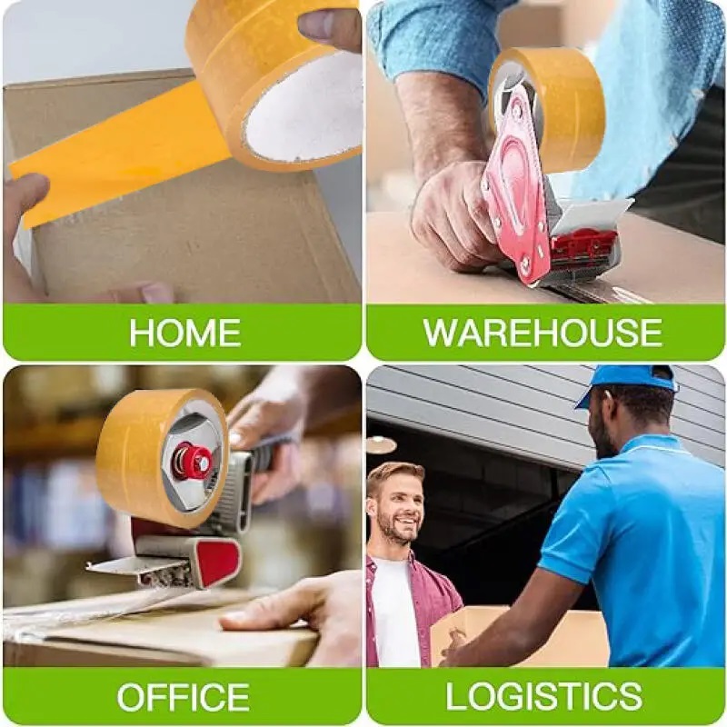 1 Roll Heavy Packaging Tape 50 Yards, Beige Packaging Tape Refill Pack ...