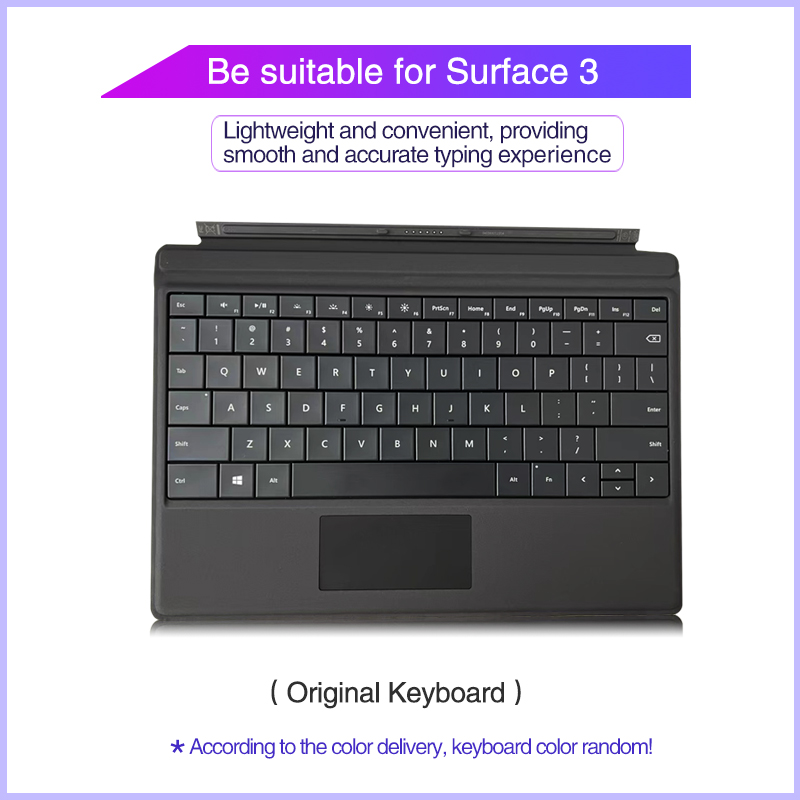 Microsoft Surface Pro1 Pro2 Surface 3 keyboard Type Cover（Random color ...