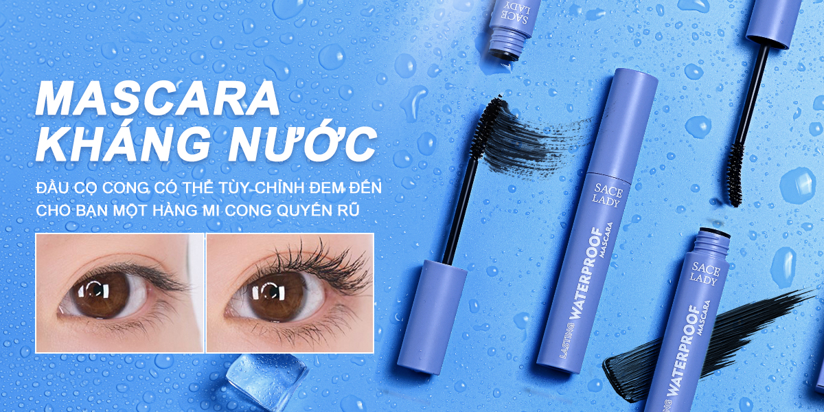 SACE LADY Mascara Curler Set Long-lasting Eye Makeup Clear Waterproof ...