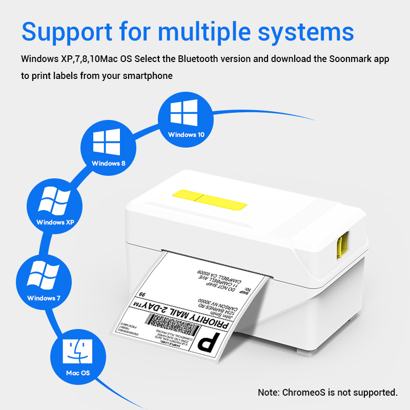 Flashlabel 3-inch thermal printer (Not A6 or 4-inch Compatible), with ...