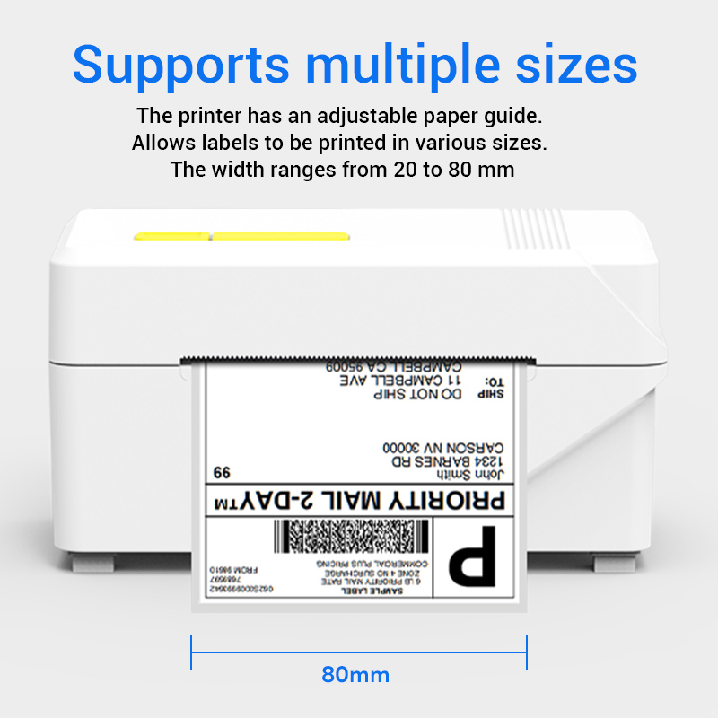 Flashlabel 3-inch thermal printer (Not A6 or 4-inch Compatible), with ...