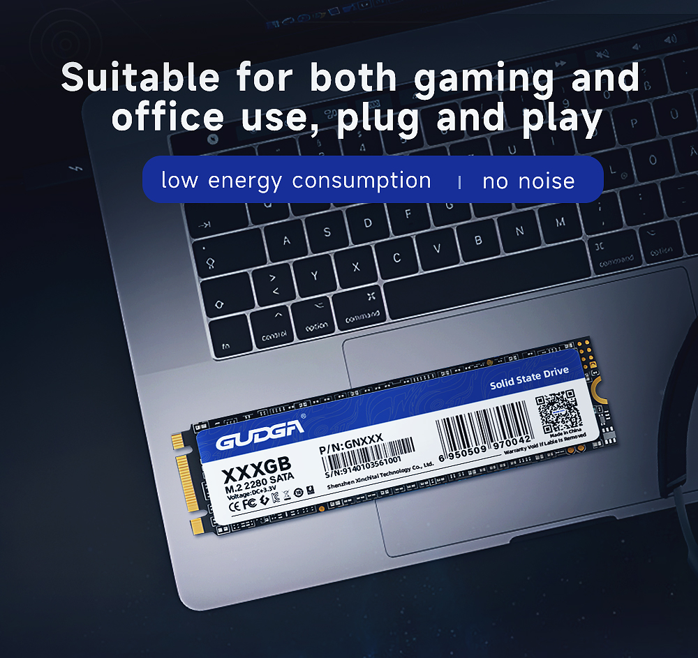 GUDGA M.2 NGFF SATA3 SSD M2 SATA SSD 64GB 128GB 256GB 512GB Internal Hard Drives Disk Solid ...