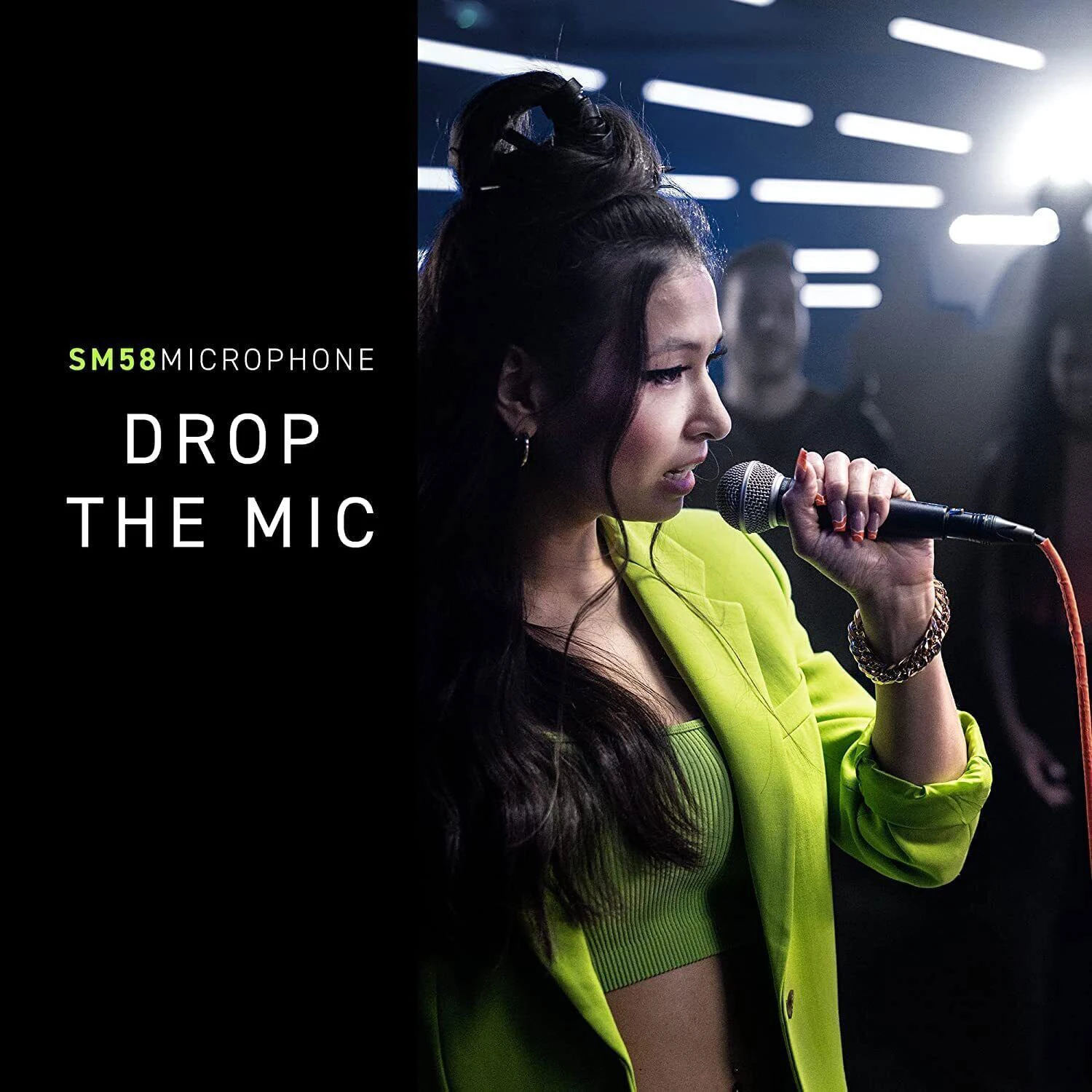 Metal SM58 cardioid Dynamic Microphone For Stage Singing Professional ...