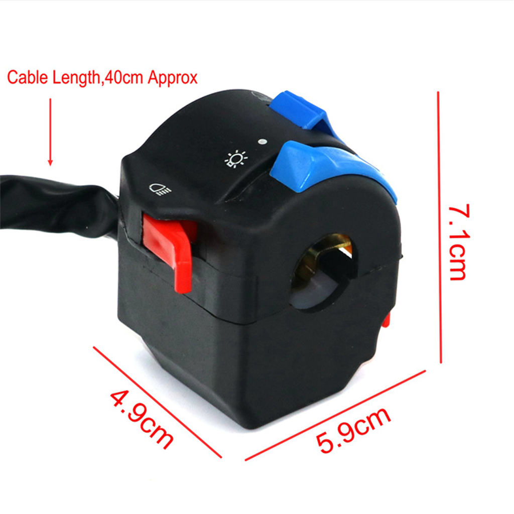 Domino Handle Switch With Passing light Universa Motorcycle Hron NO-OFF ...