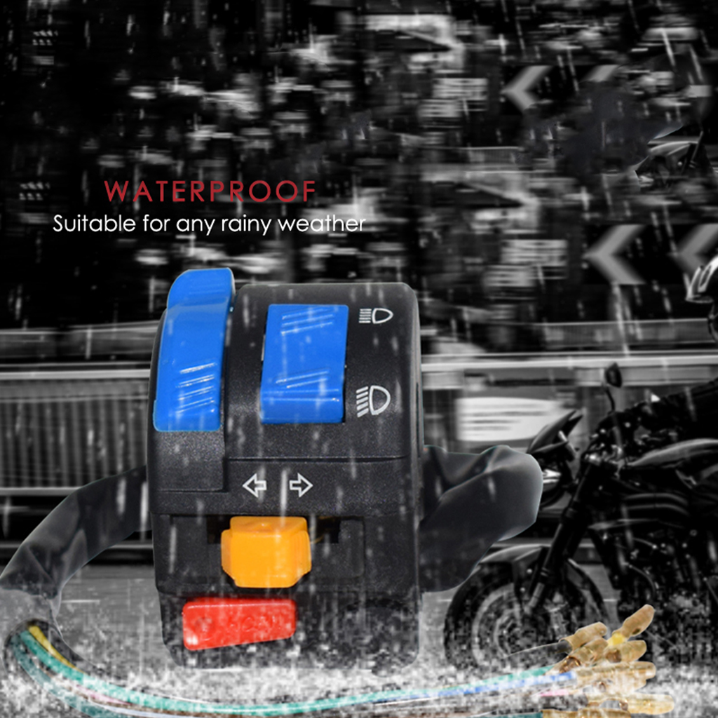 Domino Handle Switch With Passing light Universa Motorcycle Hron NO-OFF ...