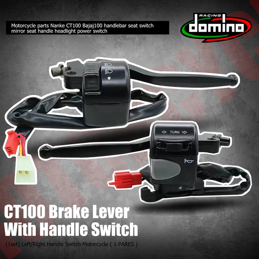 Bajaj CT100 Brake Lever With Handle Switch (1set) Left/Right Handle ...