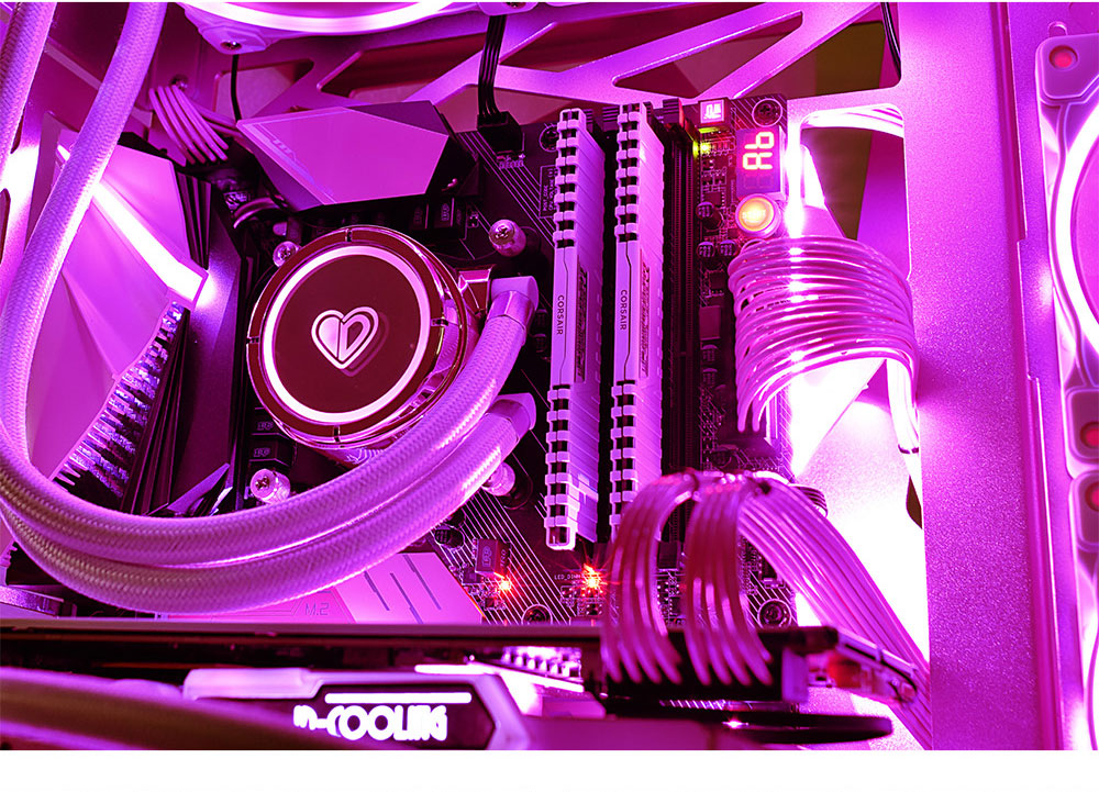 ID-COOLING ZF-12025-PINK CPU Chassis fan 120mm 5V 3PIN ARGB addressable ...