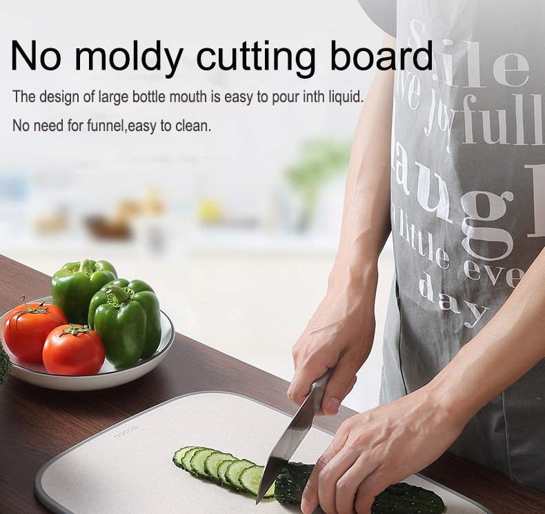 Antibacterial Chopping Board Double Sided chopping board Mildew proof Two-sided Reversible Eco ...