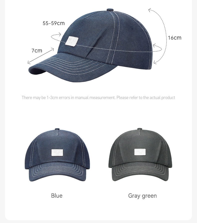 Cap | MAH 2987 Denim Eco-friendly Series Baseball Cap Waterproof Sun ...