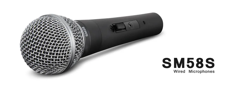 Metal SM58 cardioid Dynamic Microphone For Stage Singing Professional ...