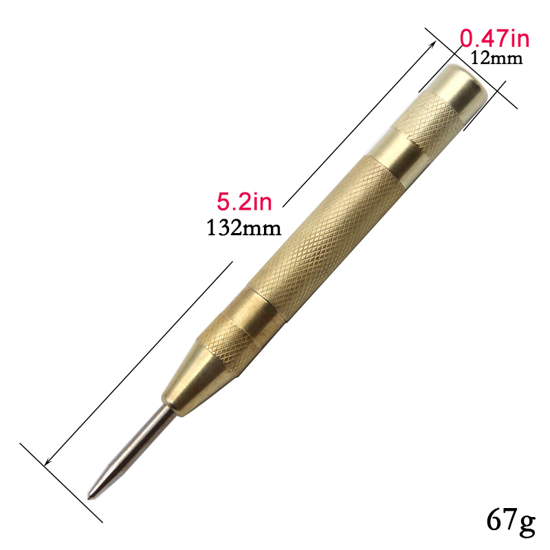 1pc Automatic Center Punch For Metal, Strong Spring Loaded Center Punch ...