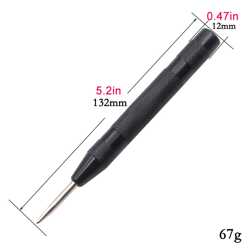 1pc Automatic Center Punch For Metal, Strong Spring Loaded Center Punch ...