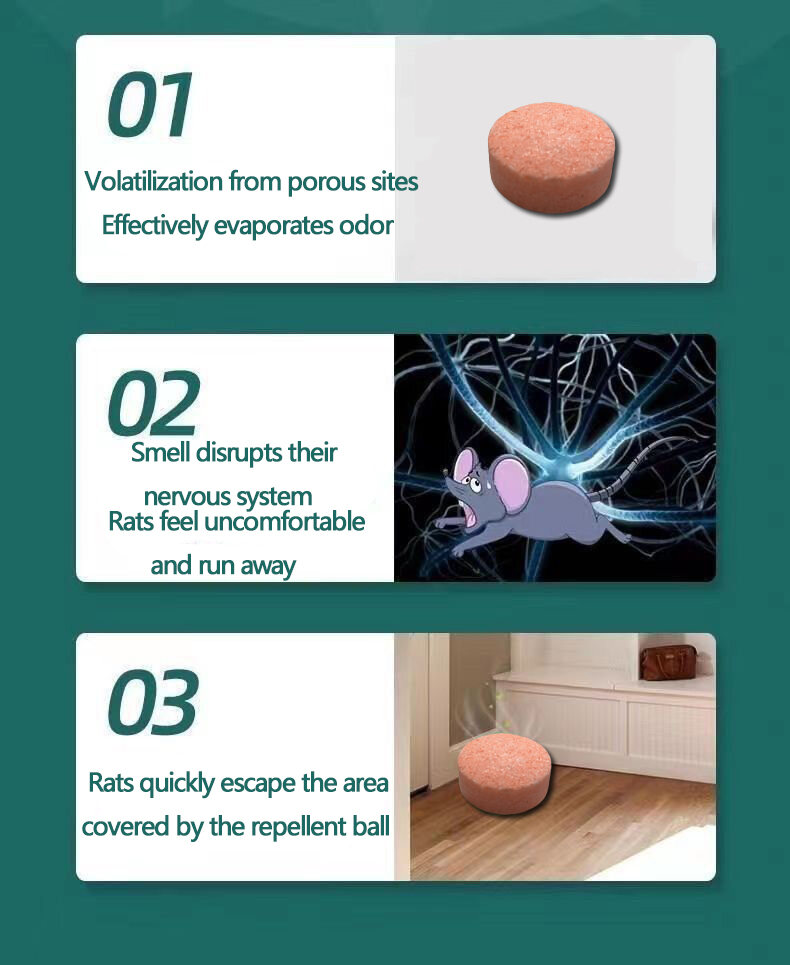 12PCS 480g Rat Killer Powerful Mothballs For Rats Repellent Mouse ...