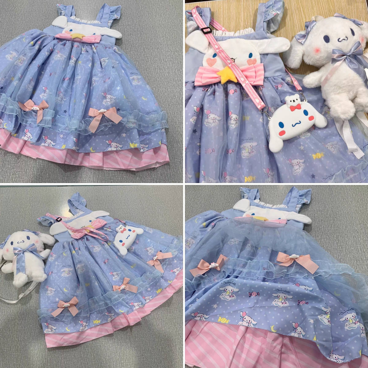 My Melody Cinnamoroll Kawaii Princess Dress For Kids Girl Children's ...