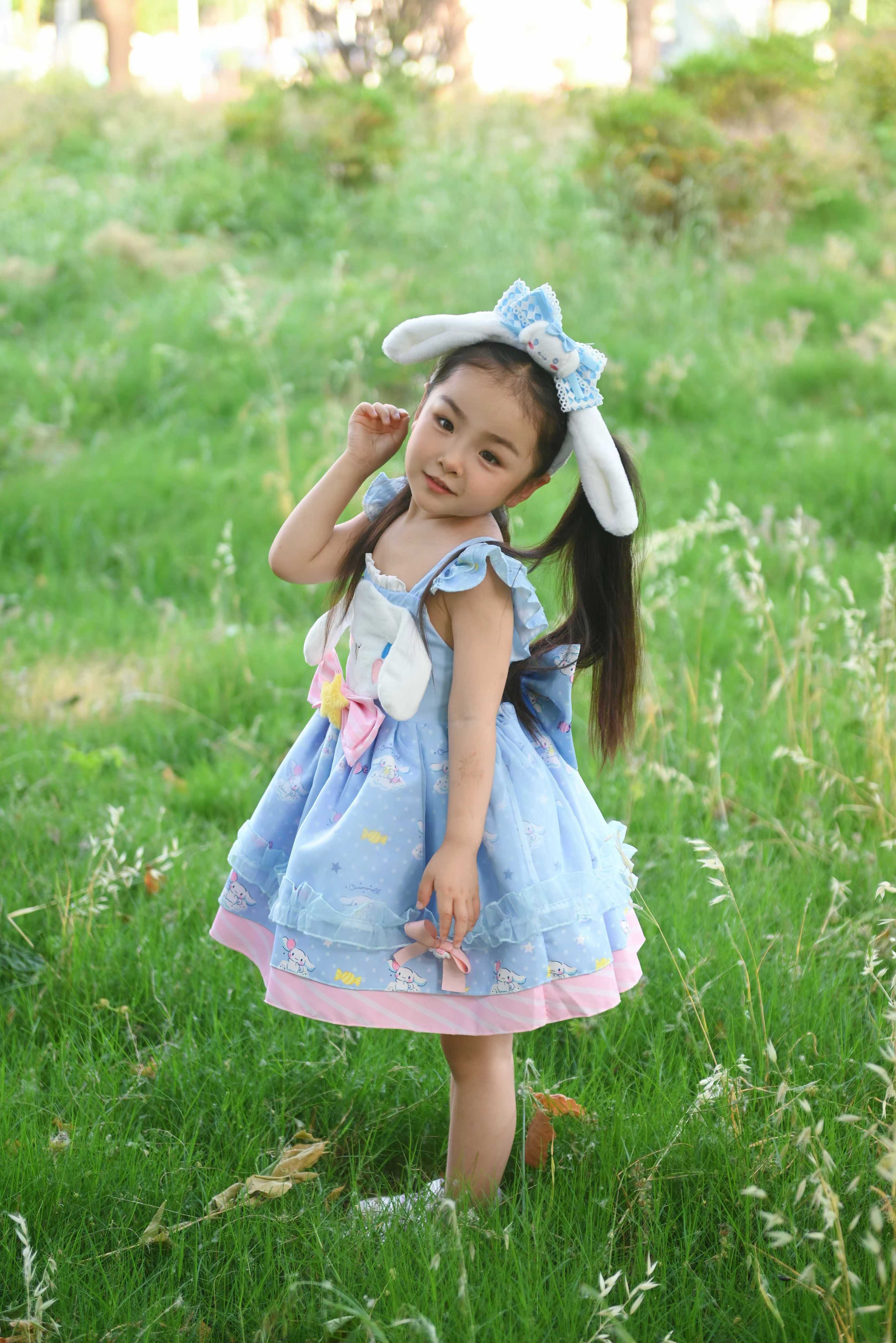 My Melody Cinnamoroll Kawaii Princess Dress For Kids Girl Children's ...