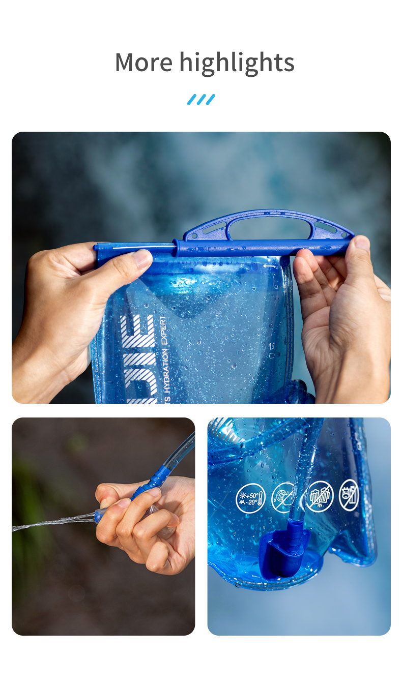 AONIJIE SD51 Hydration Bladder 1L 1.5L 2L 3L - Water Bladder with High ...