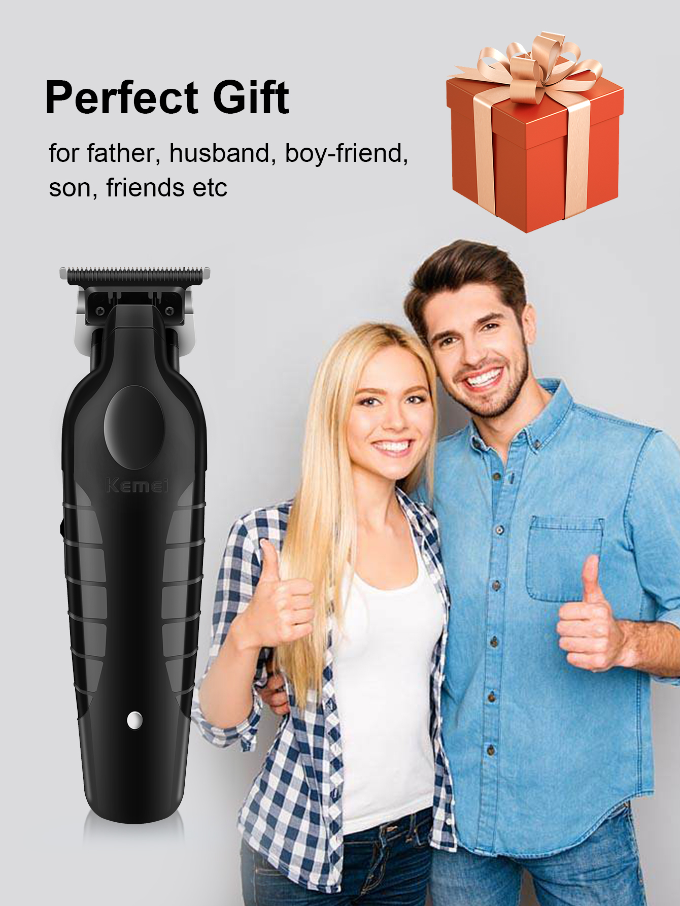 KM-2299 Electric Clipper Electric Clipper USB Oil Head Carving Push ...