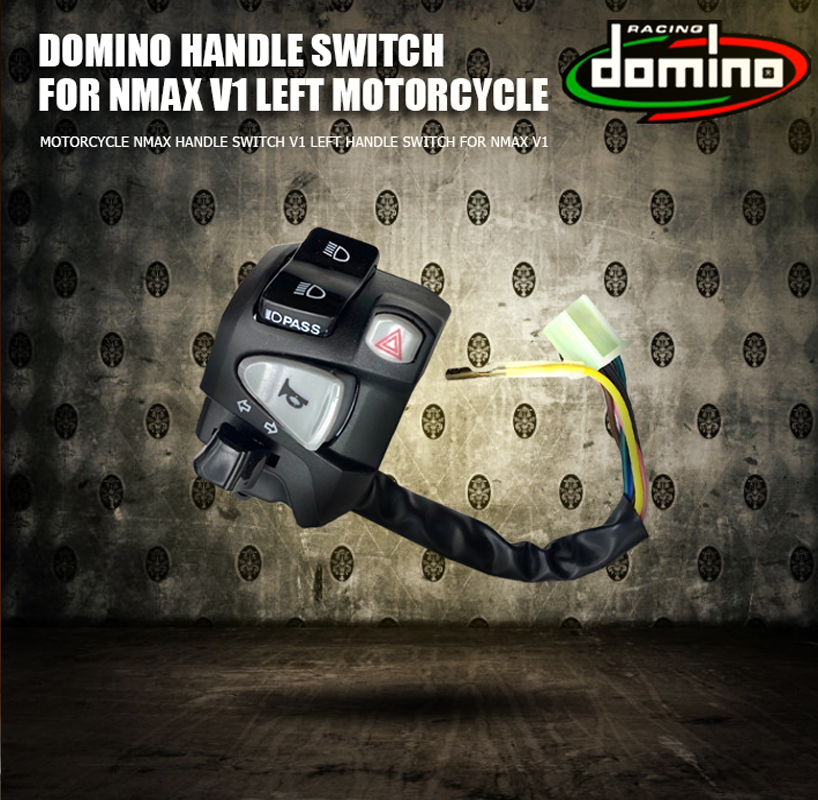 Domino Handle Switch For NMAX V1 with Pssing Light Hazard Light PLug ...