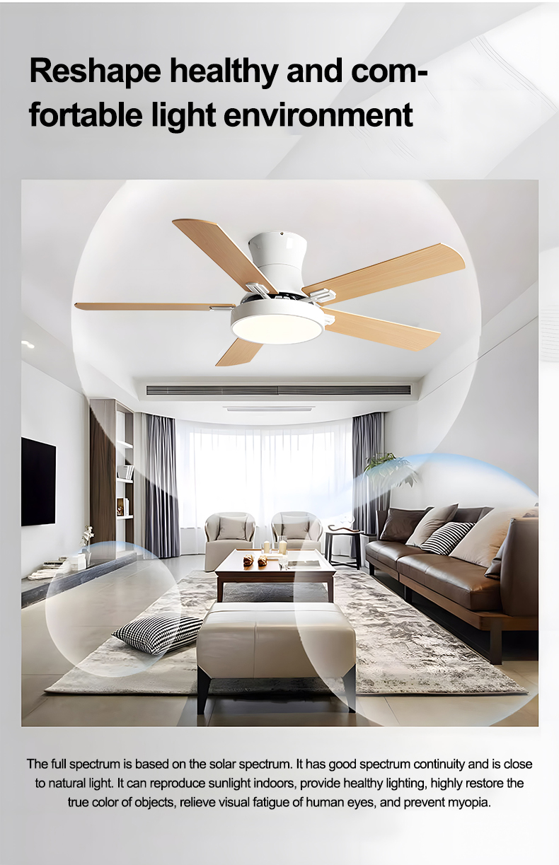 (COD ) Nordic Modern Ceiling Fan Industrial Celling Lamp Big Ceiling ...