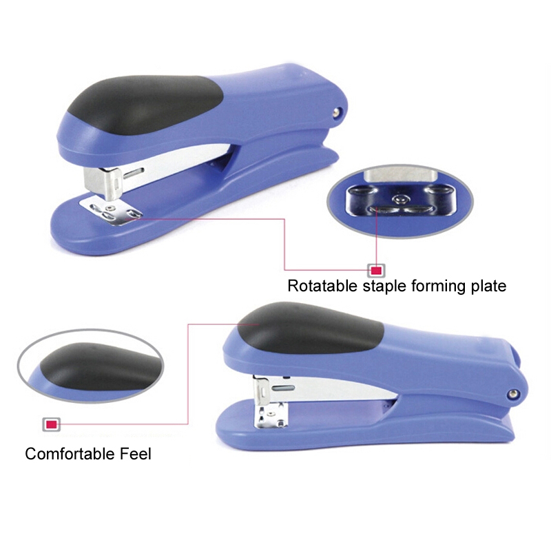 0305 Stapler school supplies black Medium Stapler with 1000pcs Staples ...