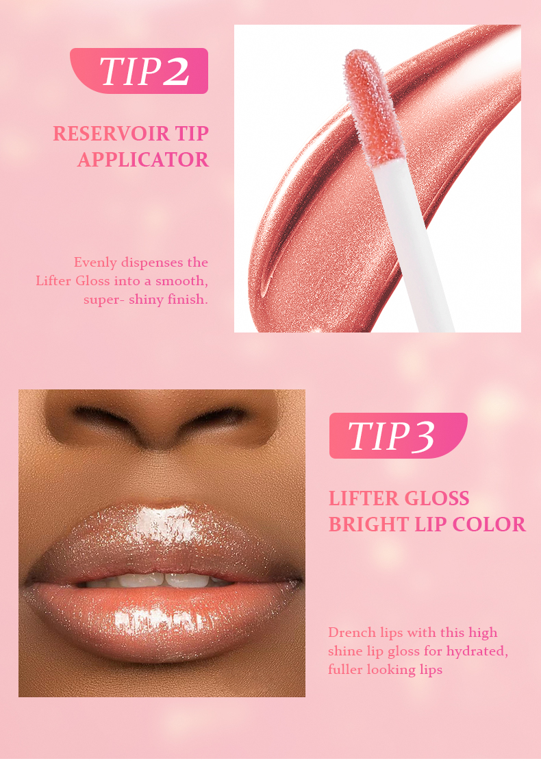 Shimmer Liquid Lipstick, Sparkling Lip Gloss, Shimmery Glitter Water ...
