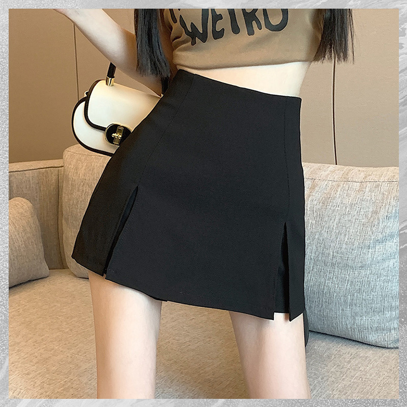 Skirt For Woman Palda Mini Skirt With Slit Short Skirt High Waist ...