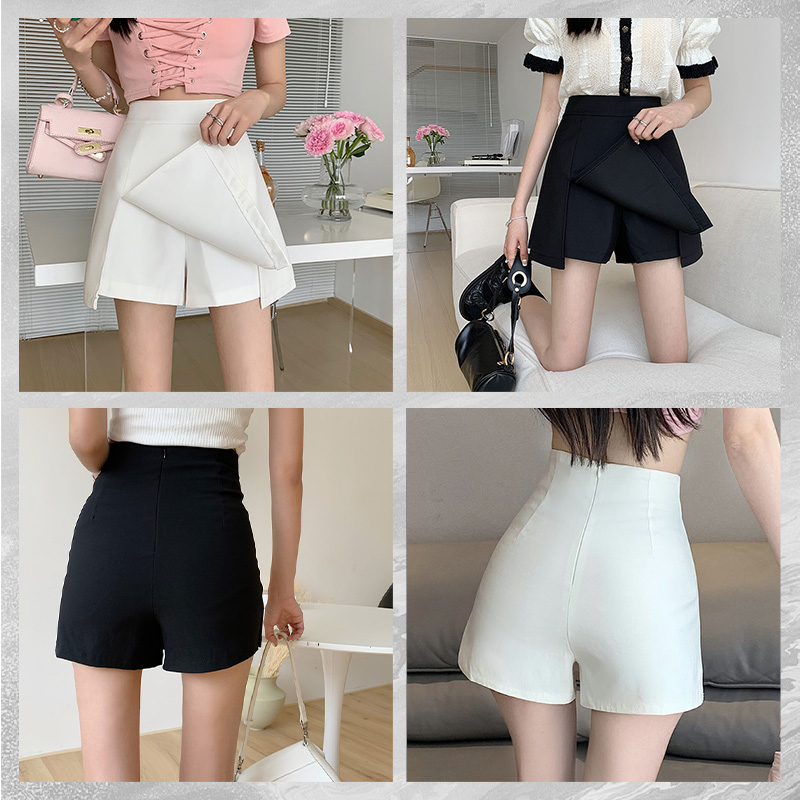 Skirt For Woman Palda Mini Skirt With Slit Short Skirt High Waist ...
