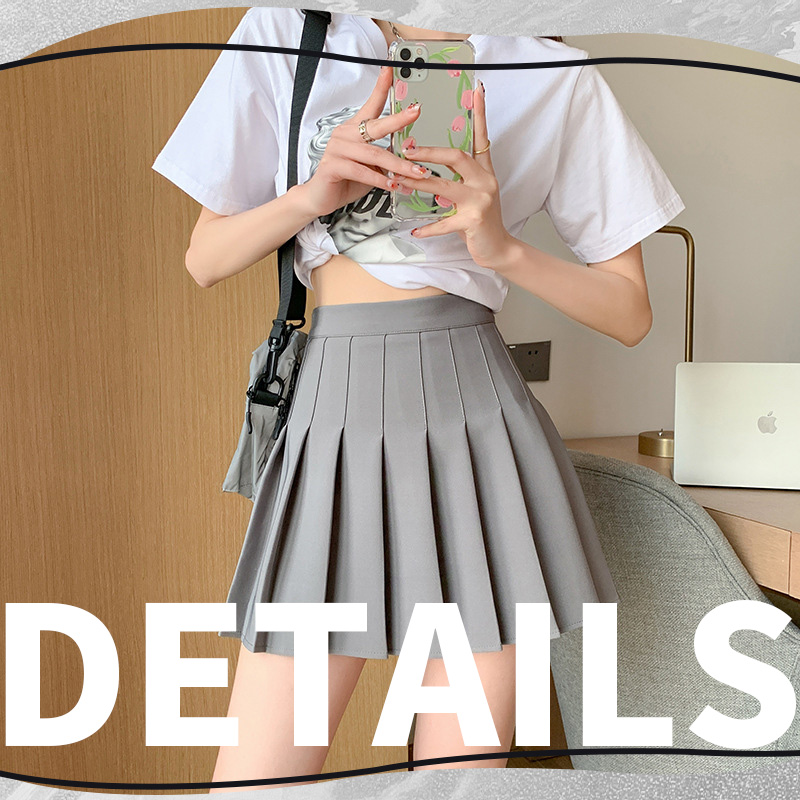 Plaid Skirt Pleated Skirt Korean Skirt For Women Pleated Skirt Student ...