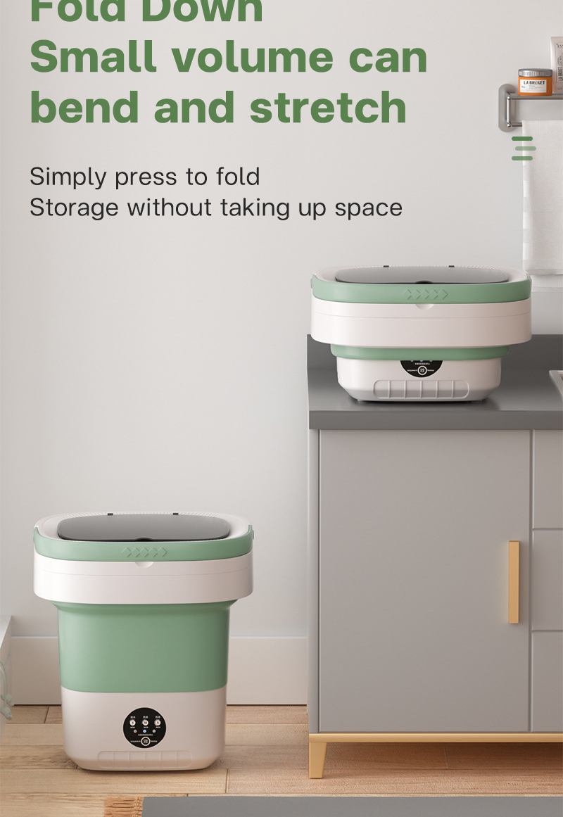 Mini Portable Washing Machine automatic washing machine 12L large ...