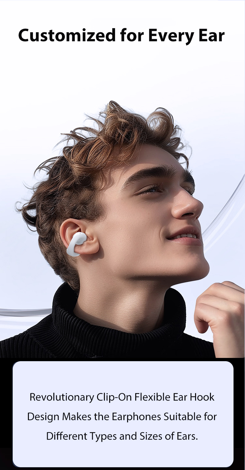 Miniso X29 OWS Wireless Bluetooth 5.4 Earphone with Touch Control LED ...