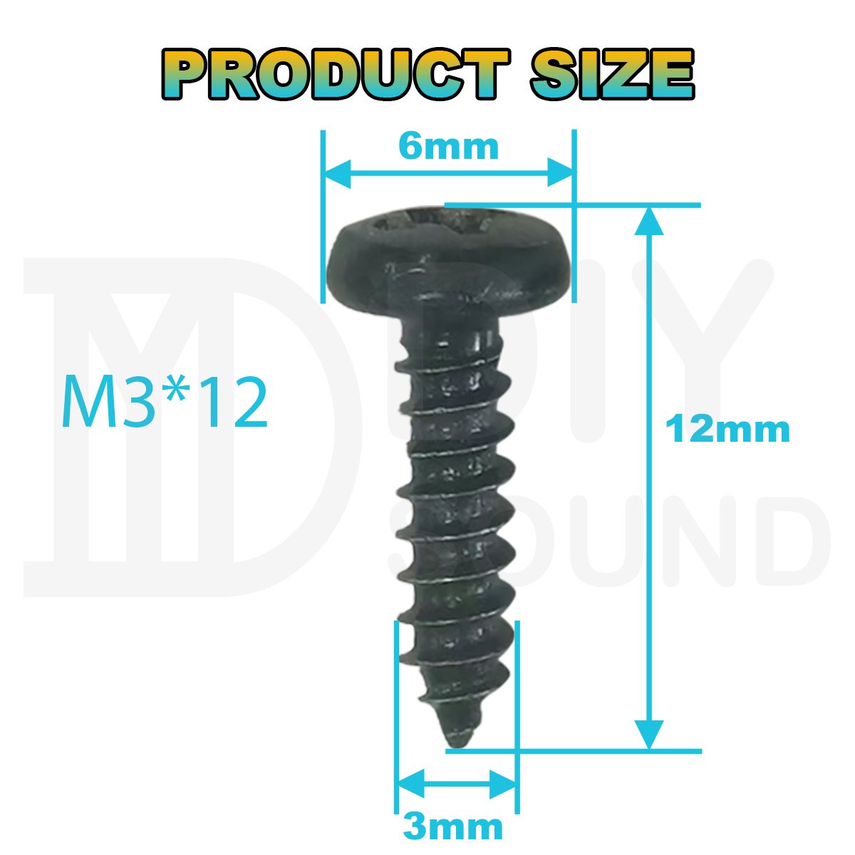 DIYSOUND Screws Speaker Accessories Car Speaker Subwoofer Accessories ...